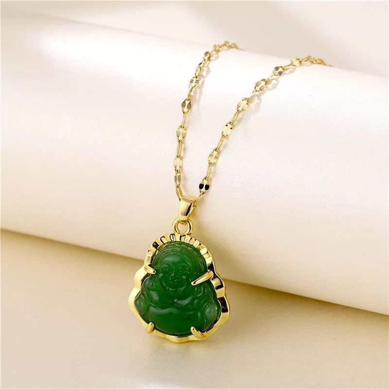 Jade buddha pendant store